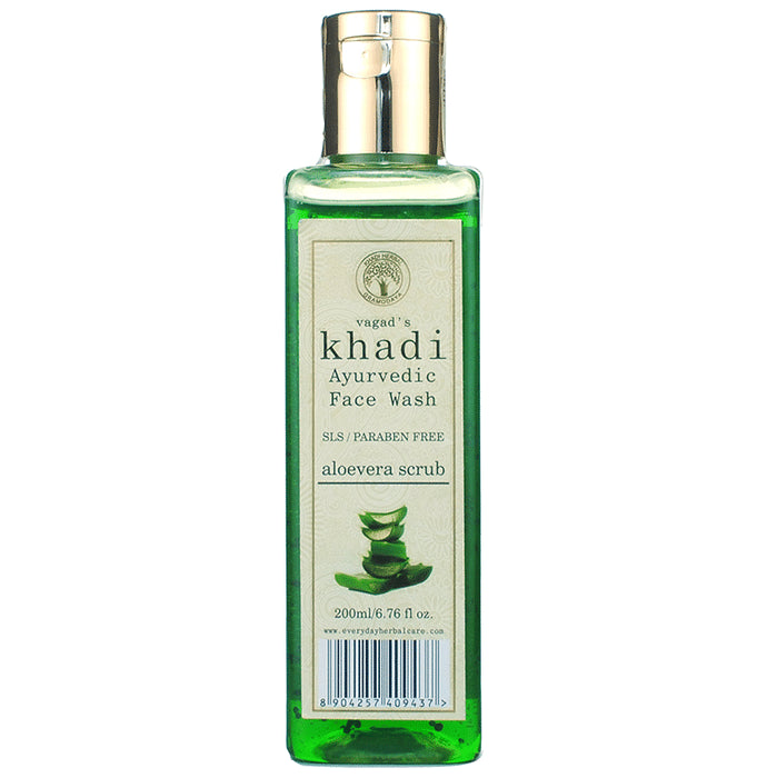 Buy Vagad's Khadi SLS and Paraben Free Aloevera Scrub Face Wash Online| Classic Derma – Classic ...