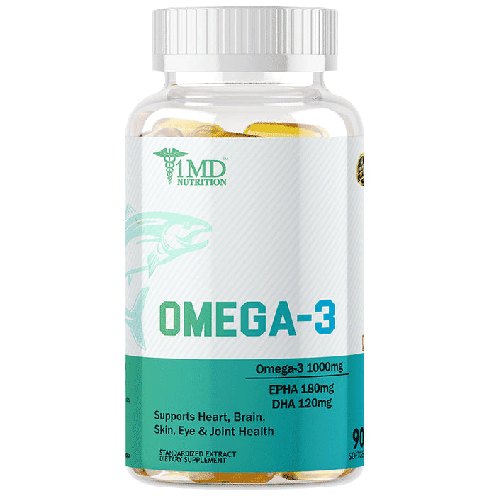 Buy 1MD Nutrition Omega 3 Softgel Online | Classic Derma – Classic ...