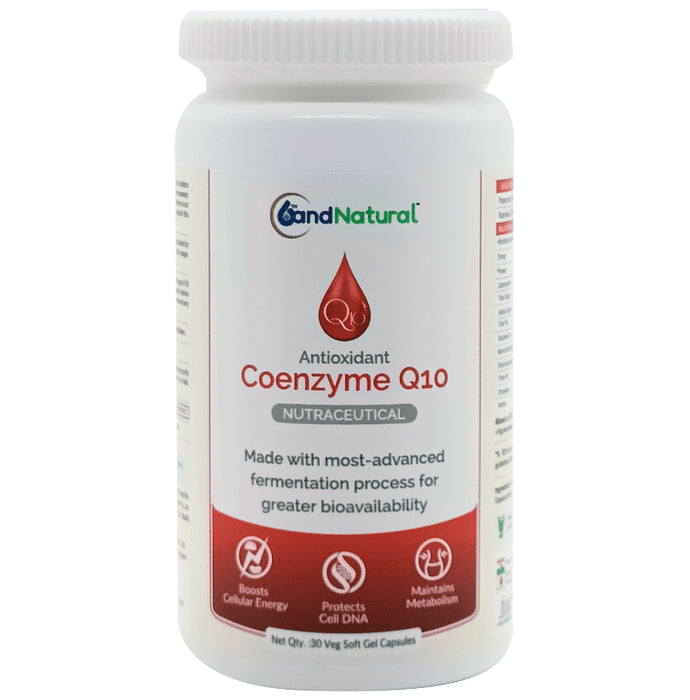 Buy 6th and Natural Coenzyme Q10 Veg Softgel Capsule Online | Classic ...