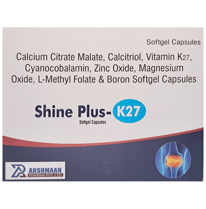 Buy Shine Plus-K27 Softgel Capsule Online| Classic Derma – Classic ...