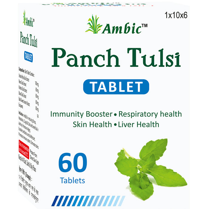 Buy Ambic Panch Tulsi Tablet Online | Classic Derma – Classic Derma - US