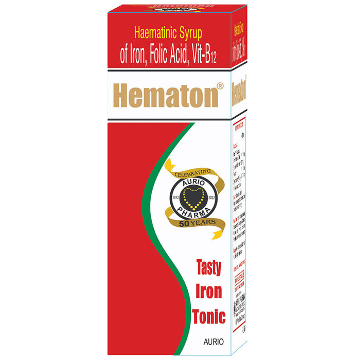 Buy Aurio Pharma Hematon Haematinic Syrup Online | Classic Derma ...