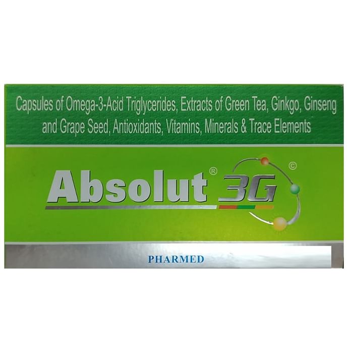Buy Absolut 3G | Multivitamin and Multimineral Soft Gelatin Capsule ...