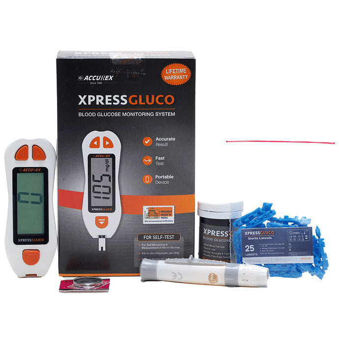 Buy Accurex Xpress Glucometer Kit | Classic Derma – Classic Derma - US