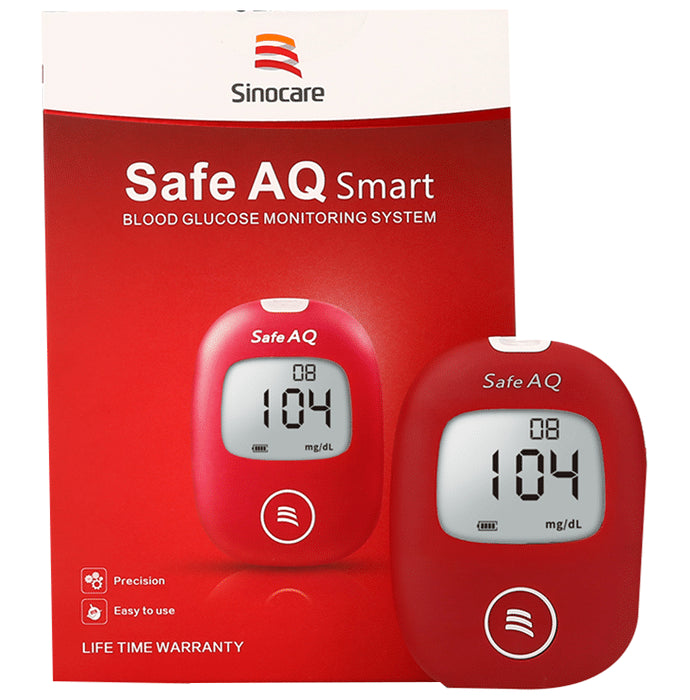 Buy Sinocare Safe AQ Smart Glucometer Blood Glucose Monitoring System ...