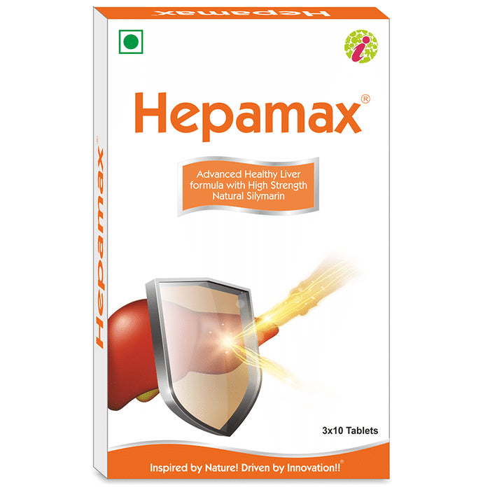 Buy Hepamax Natural Silymarin Tablet Online | Classic Derma – Classic ...