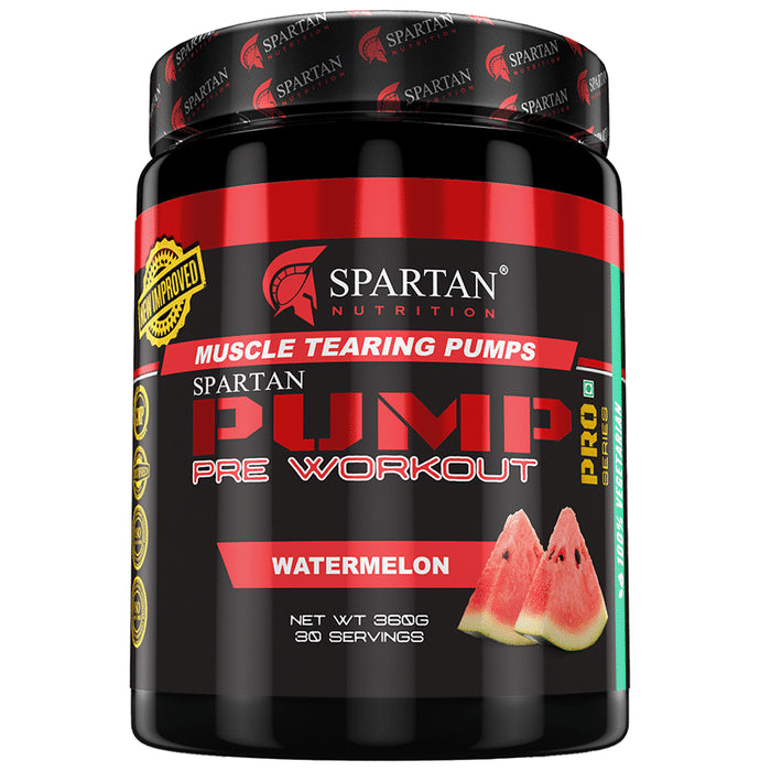 Buy Spartan Nutrition Pump Pre Workout Pro Watermelon | Classic Derma ...
