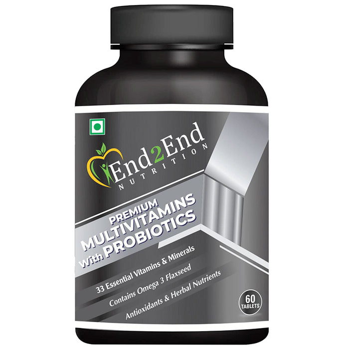 Buy End2End Nutrition Premium Multivitamins with Probiotics Tablet ...