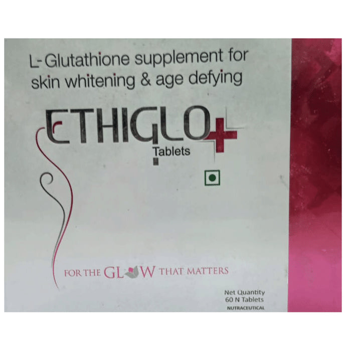 Buy Ethiglo + L-Glutathione Tablets for Skin Health Online | Classic ...