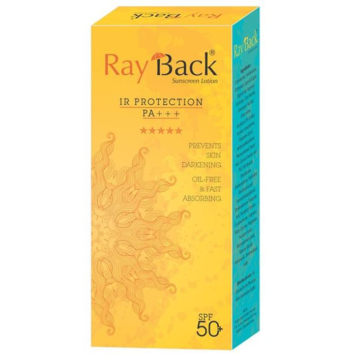 Buy Ray Back Sunscreen Lotion SPF 50+ Online | Classic Derma – Classic ...
