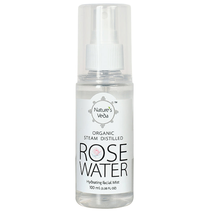 Buy Nature's Veda Organic Steam Distilled Rose Water Online| Classic ...