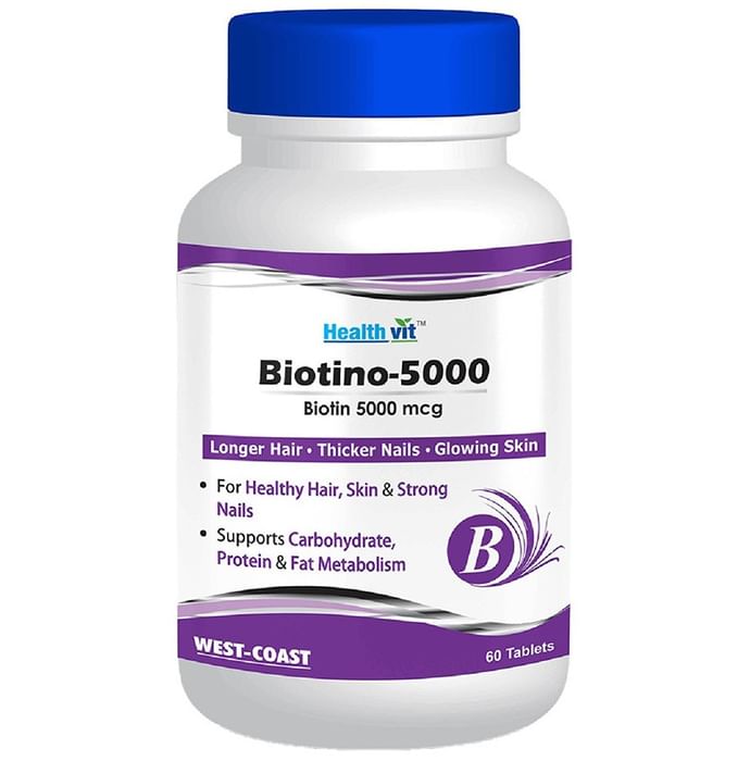 Buy HealthVit Biotino 5000 Tablet Online | Classic Derma – Classic ...