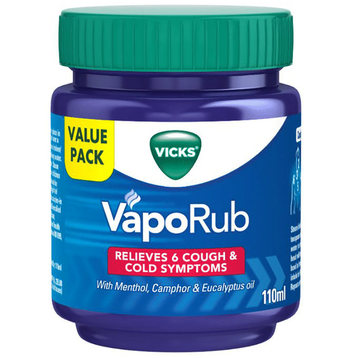 Buy Vicks Vaporub Balm with Menthol, Camphor & Eucalyptus Oil ...