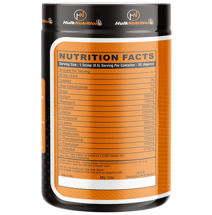 Buy Hulk Nutrition BCCA+EAA Powder Watermelon Online | Classic Derma ...