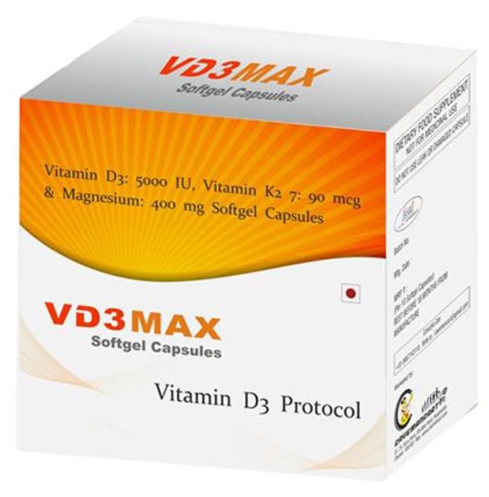 Buy V D3 Max Soft Gelatin Capsule Online| Classic Derma – Classic Derma ...