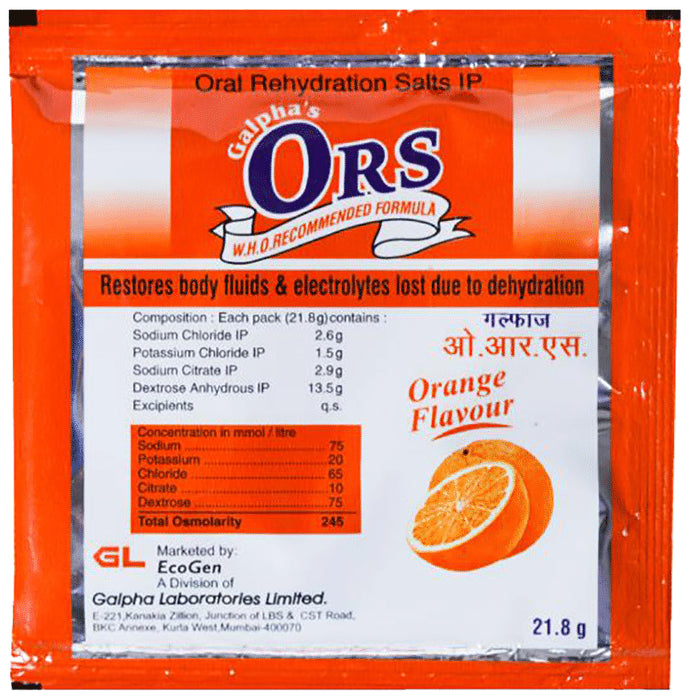 Buy Galpha ORS Sachet Orange | Classic Derma – Classic Derma - US