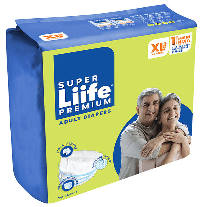 Buy Super Liife Premium Adult Diaper (20 Each) XL | Classic Derma ...