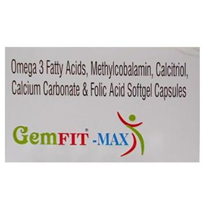 Buy Gemfit Max Soft Gelatin Capsule Online| Classic Derma – Classic ...
