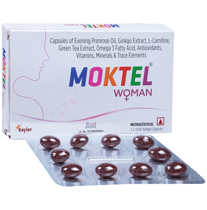 Buy Moktel Woman Soft Gelatin Capsule Online | Classic Derma – Classic ...
