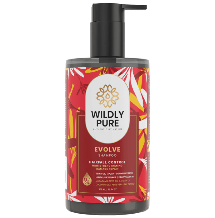 Buy Wildly Pure Evolve Hair Fall Control Shampoo Online| Classic Derma ...