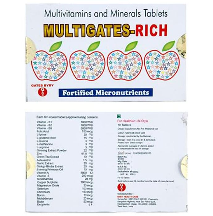 Buy Multigates Rich Tablet Online | Classic Derma – Classic Derma - US