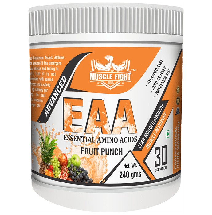 Buy Muscle Fight Eaa Essential Amino Acids Fruit Punch Online | Classic ...