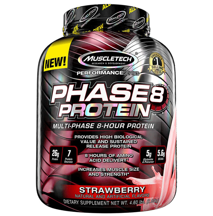Buy Muscletech Performance Series Phase 8 Protein Powder Strawberry ...