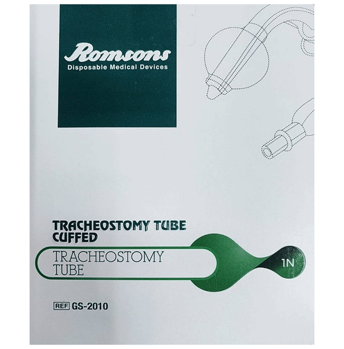 Buy Romsons Tracheostomy Tube Cuffed 7 Online| Classic Derma – Classic ...