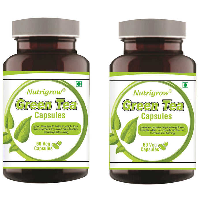 Buy Nutrigrow Green Tea Veg Capsule (60 Each) Online | Classic Derma ...