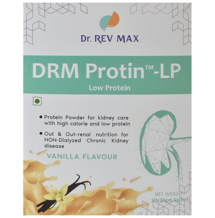 Buy DRM Protin-LP Low Protein Sachet (30gm Each) Vanilla Online ...