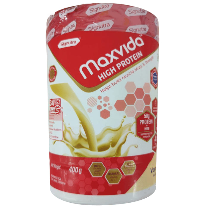 Buy Maxvida High Protein Powder Vanilla | Classic Derma – Classic Derma ...