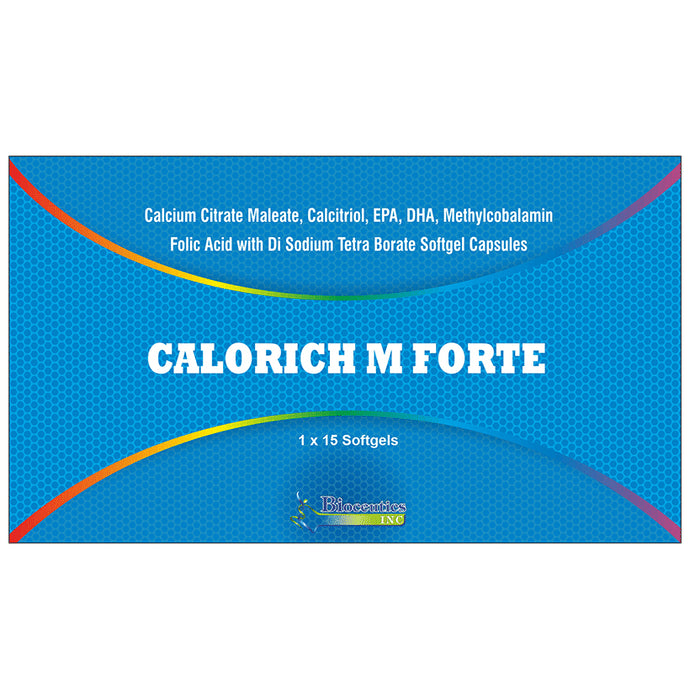 Buy Calorich M Forte Softgel Capsule Online| Classic Derma – Classic ...