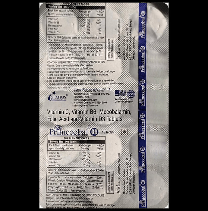 Buy Primecobal OD Tablet Online | Classic Derma – Classic Derma - US