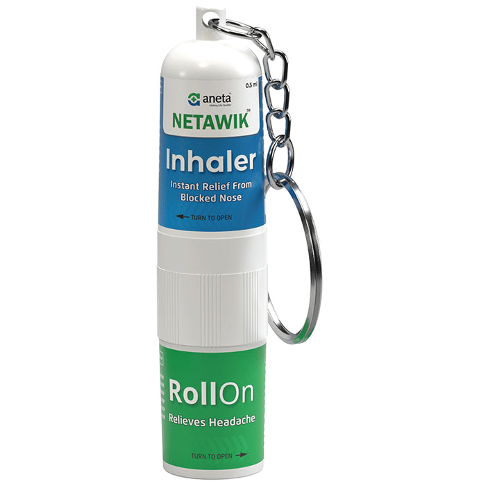 Buy Netawik Inhaler + RollOn Relieves Blocked Nose & Headaches ...