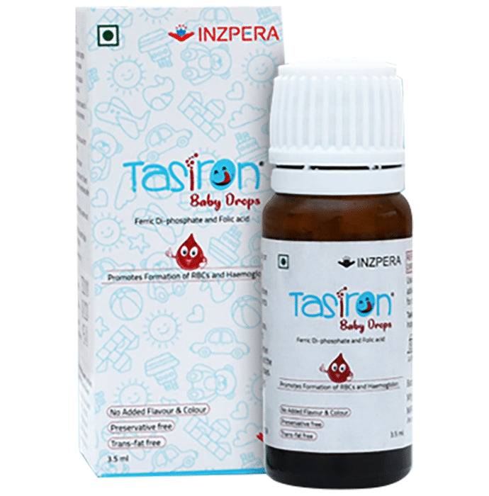 Buy Tasiron Baby Drops with Ferric Di-Phosphate & Folic Acid for RBC ...