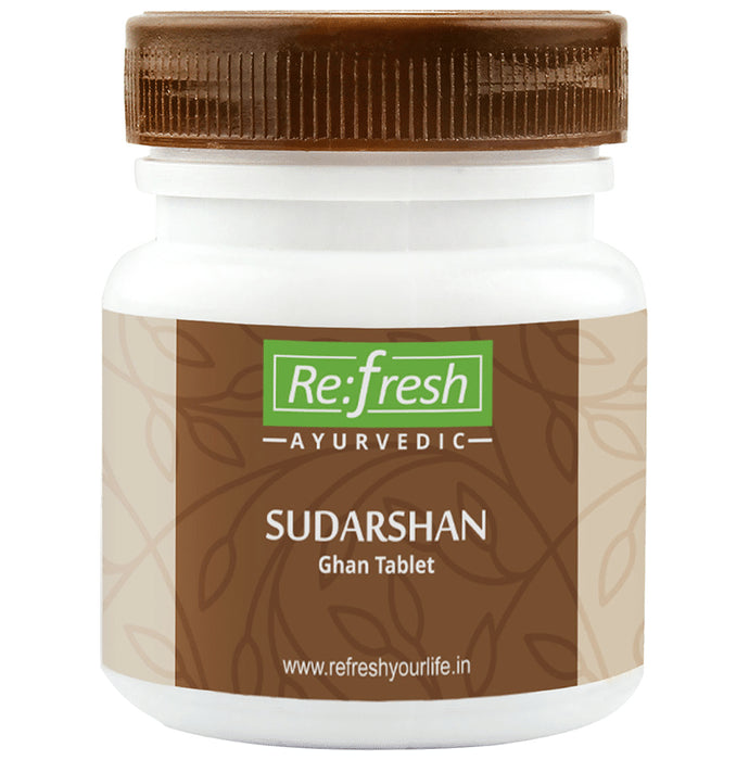 Buy Refresh Ayurvedic Sudarshan Ghan Tablet Online | Classic Derma ...