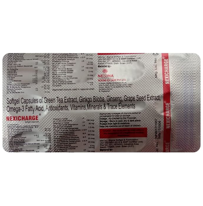 Buy Nexicharge Softgel Capsule Online| Classic Derma – Classic Derma - US