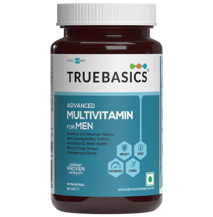 Buy TrueBasics Advanced Multivit Men Tablet, Multivitamin for Men ...