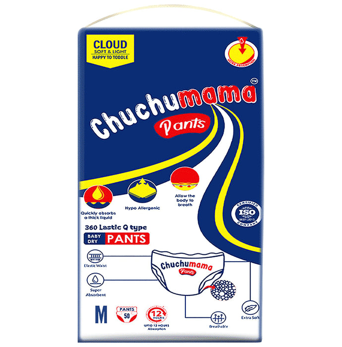 Buy Chuchumama Baby Diaper Pants (50 Each) Medium | Classic Derma ...