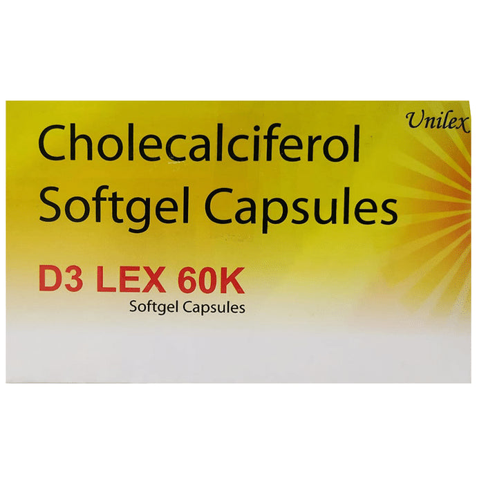 Buy D3 Lex 60K Softgel Capsule Online | Classic Derma – Classic Derma - US