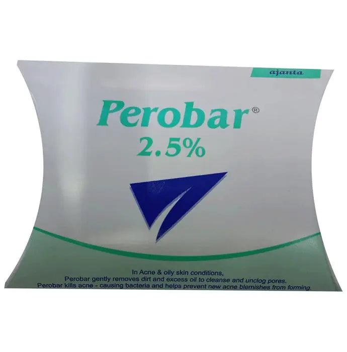 Perobar 2.5% Benzoyl Peroxide Cleansing Bar | For Acne – Classic Derma - US